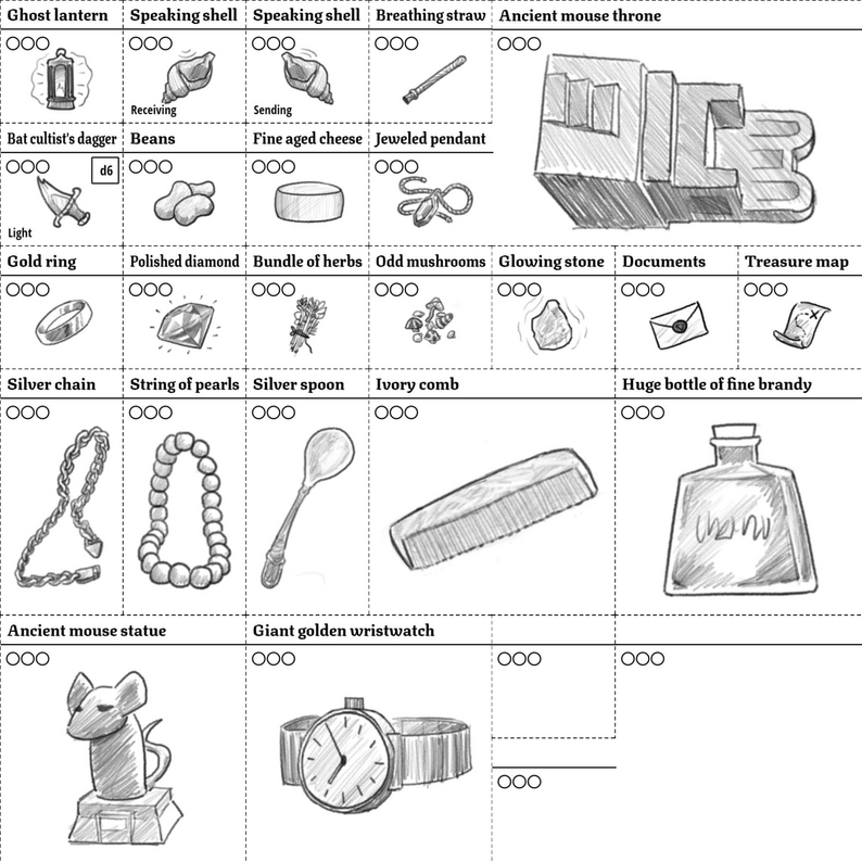 Items for Mausritter - Mausritter Library